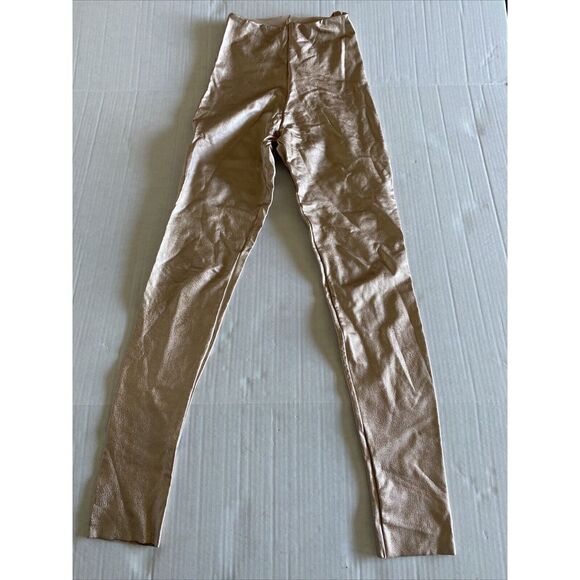 Commando | Pants & Jumpsuits | Commando Control Faux Leather Light Gold ...